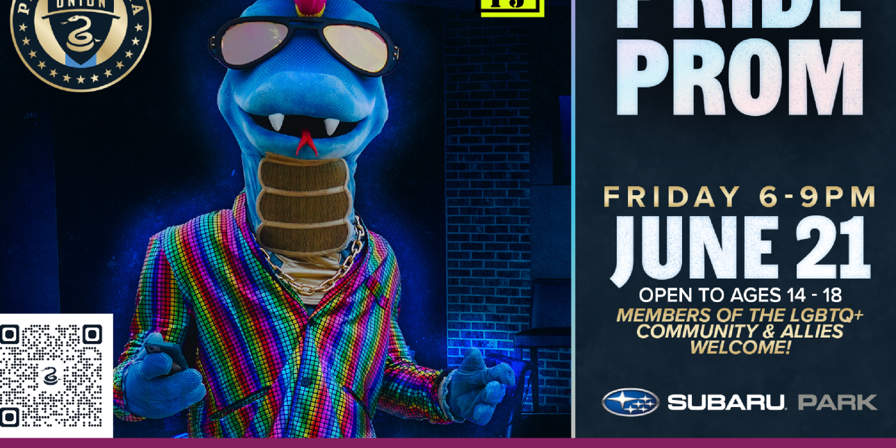 Join the Philadelphia Union at the Pride Prom! | Mazzoni Center