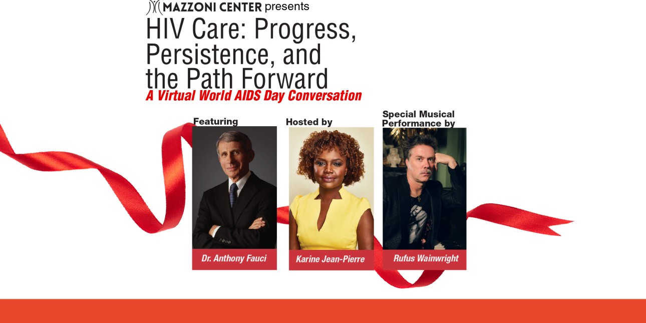 Mazzoni Center Brings Dr. Fauci, Karine Jean-Pierre & Rufus Wainwright ...